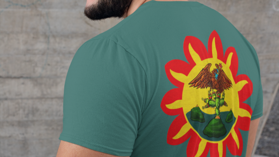 Mexica Flag | Art of Aztlan: Aztec Mesoamerican Mythology in Color